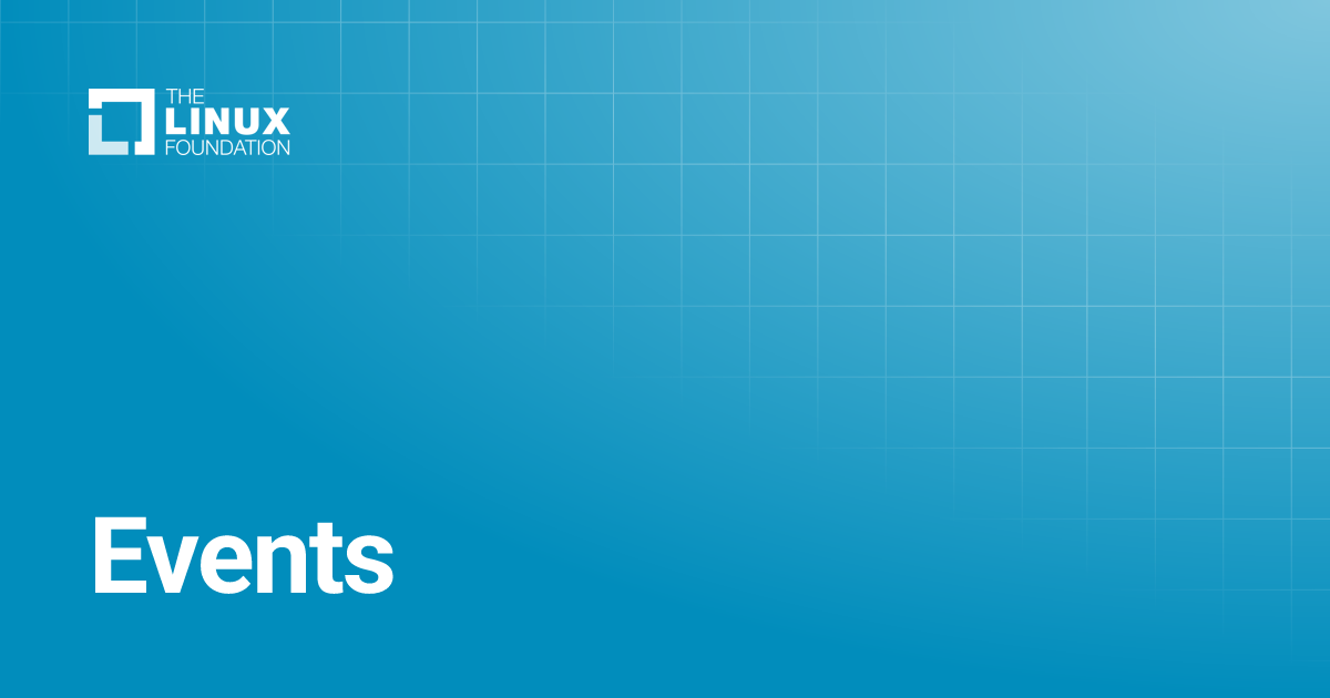 Events | Linux Foundation Documentation