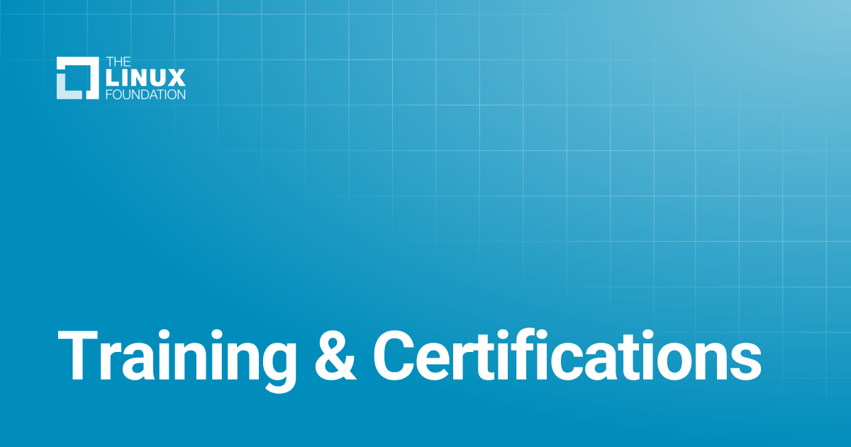 Training And Certifications Linux Foundation Documentation