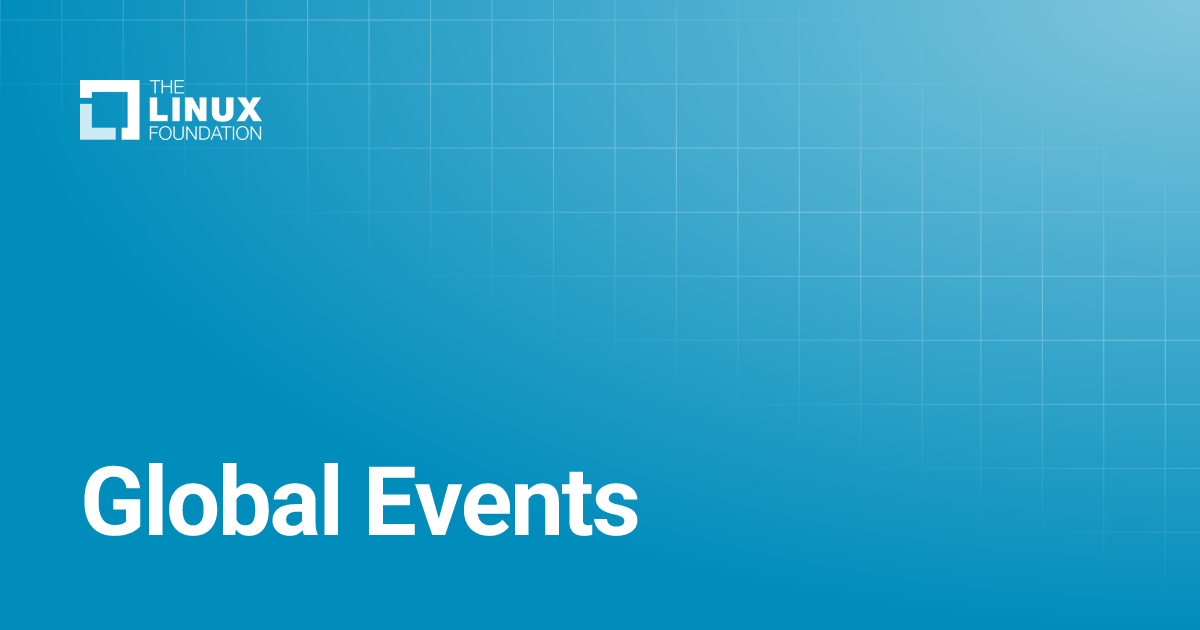 Global Events | Linux Foundation Documentation